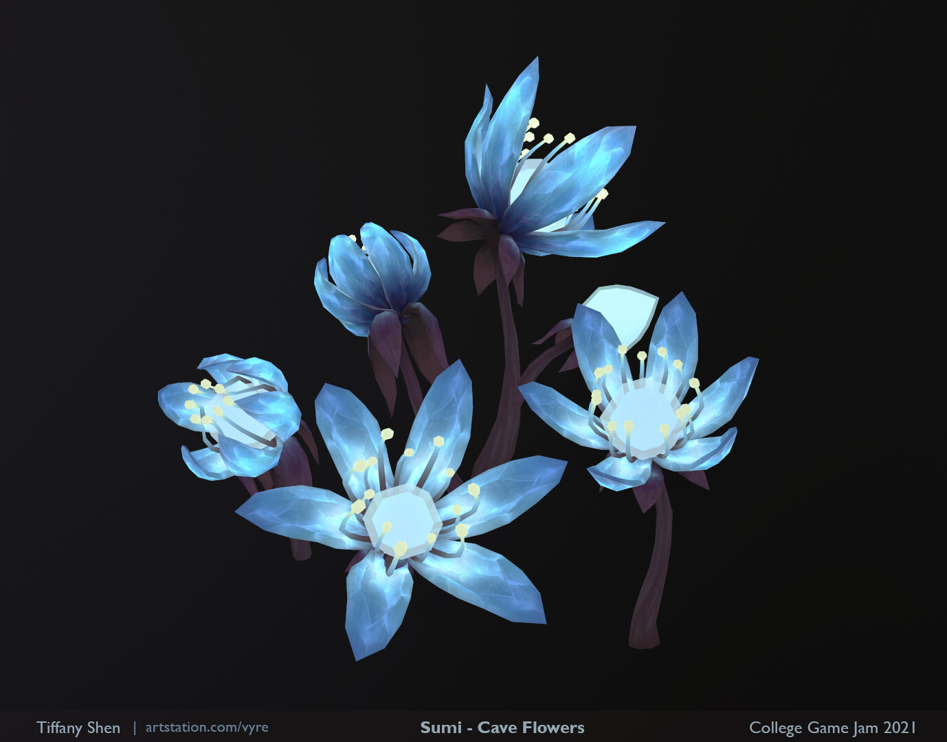 ArtStation - Cave Flowers