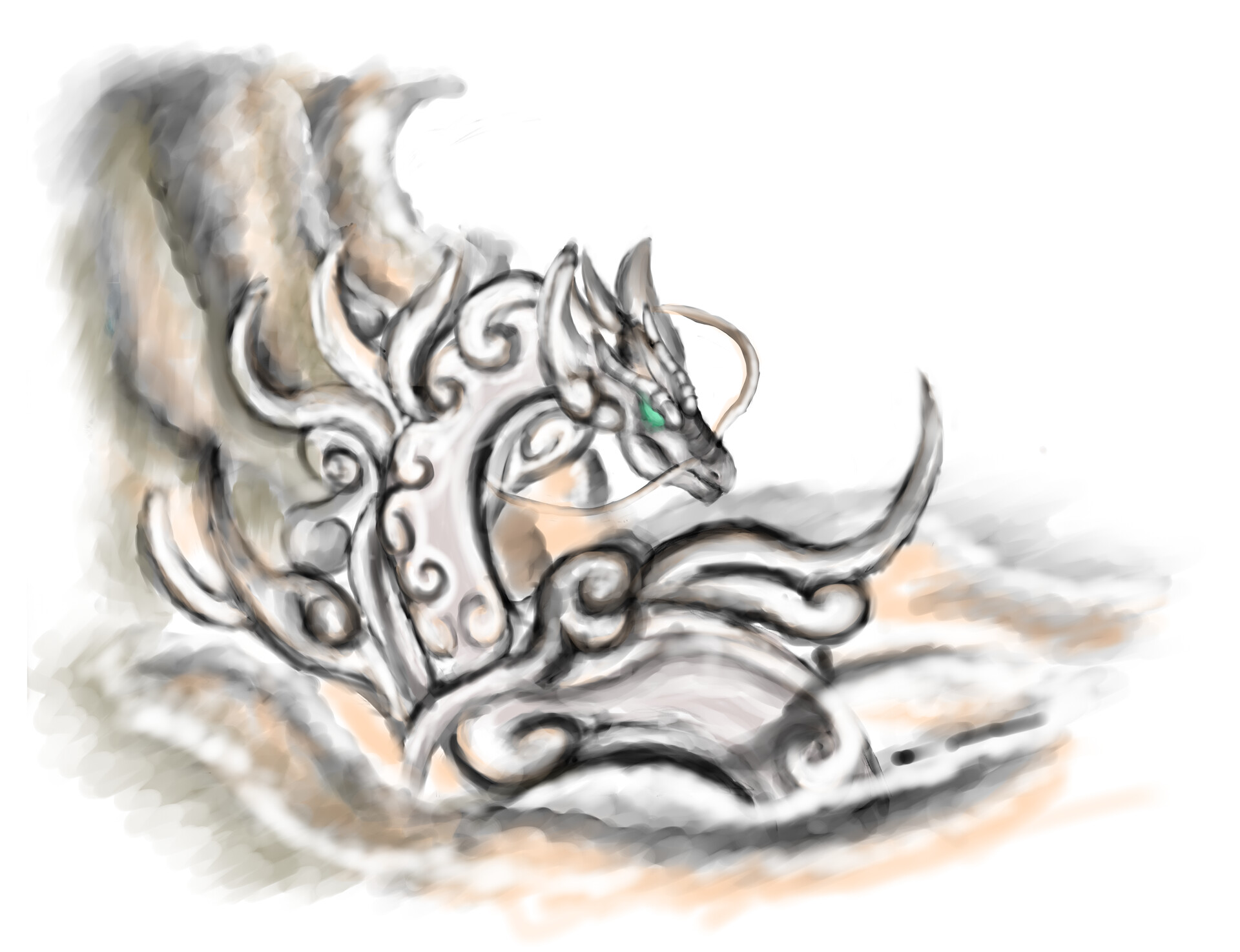 ArtStation - Ghost Dragon