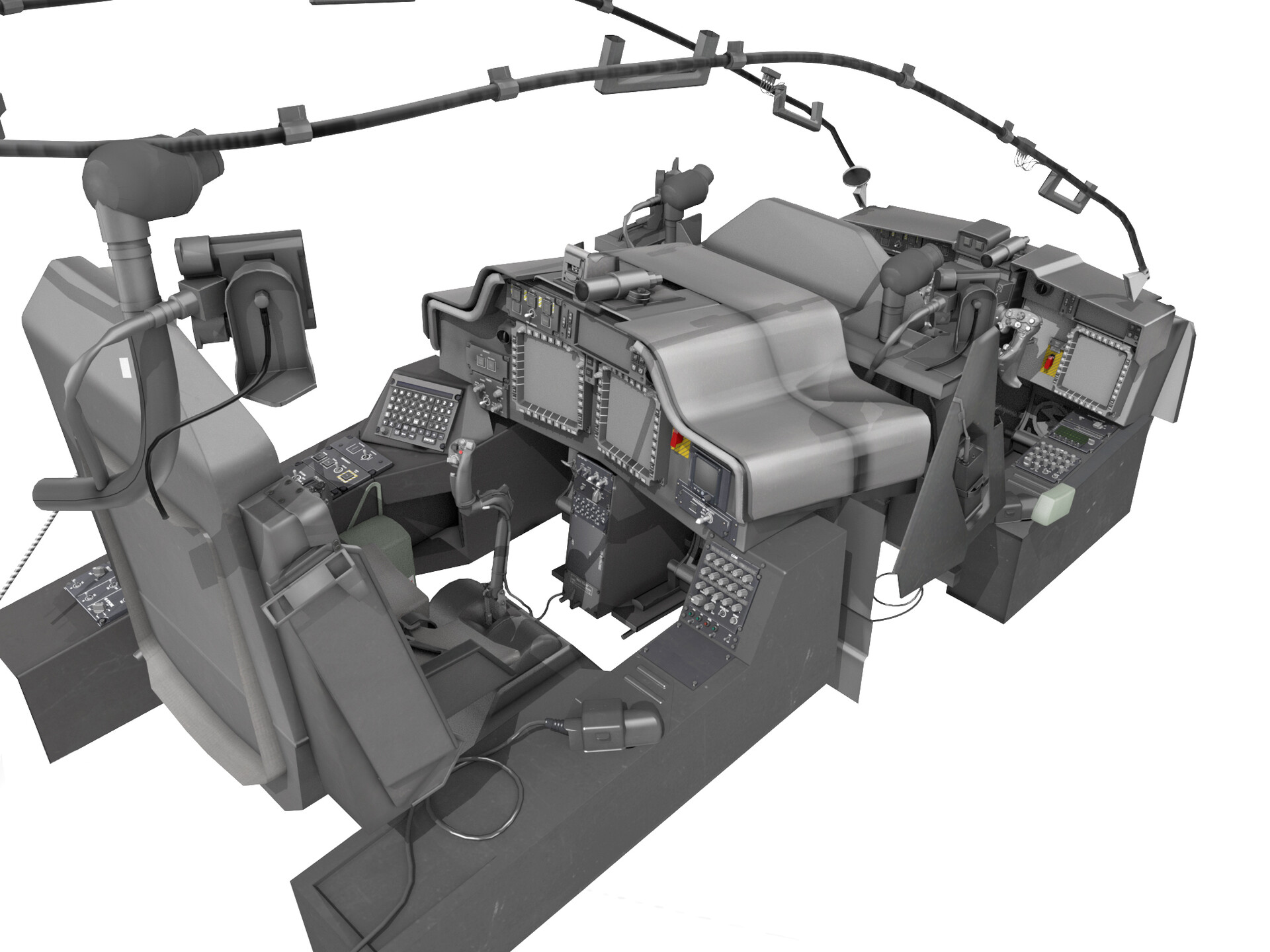 Jim Walker - AH-64 Apache Cockpit