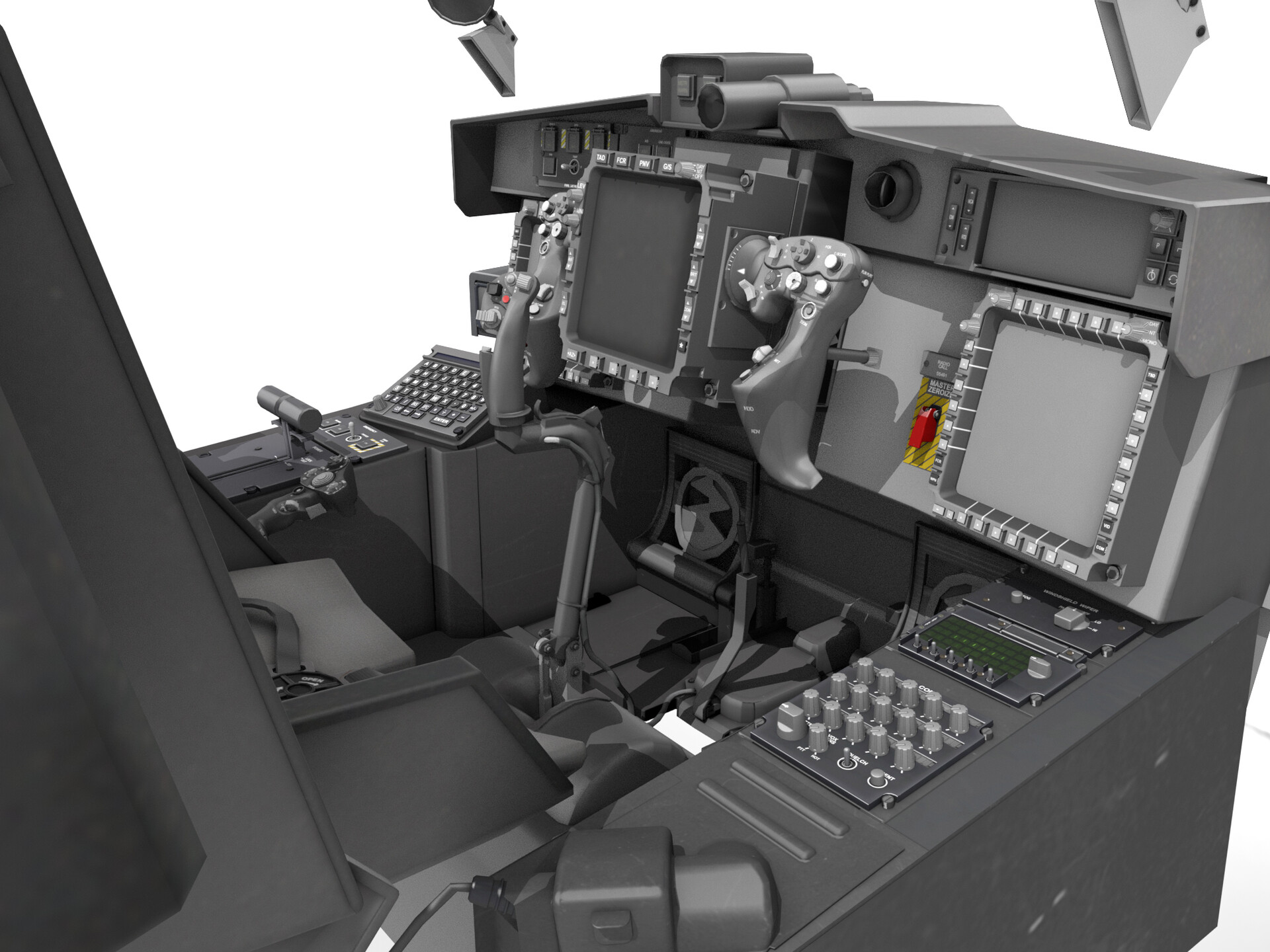 Jim Walker - AH-64 Apache Cockpit