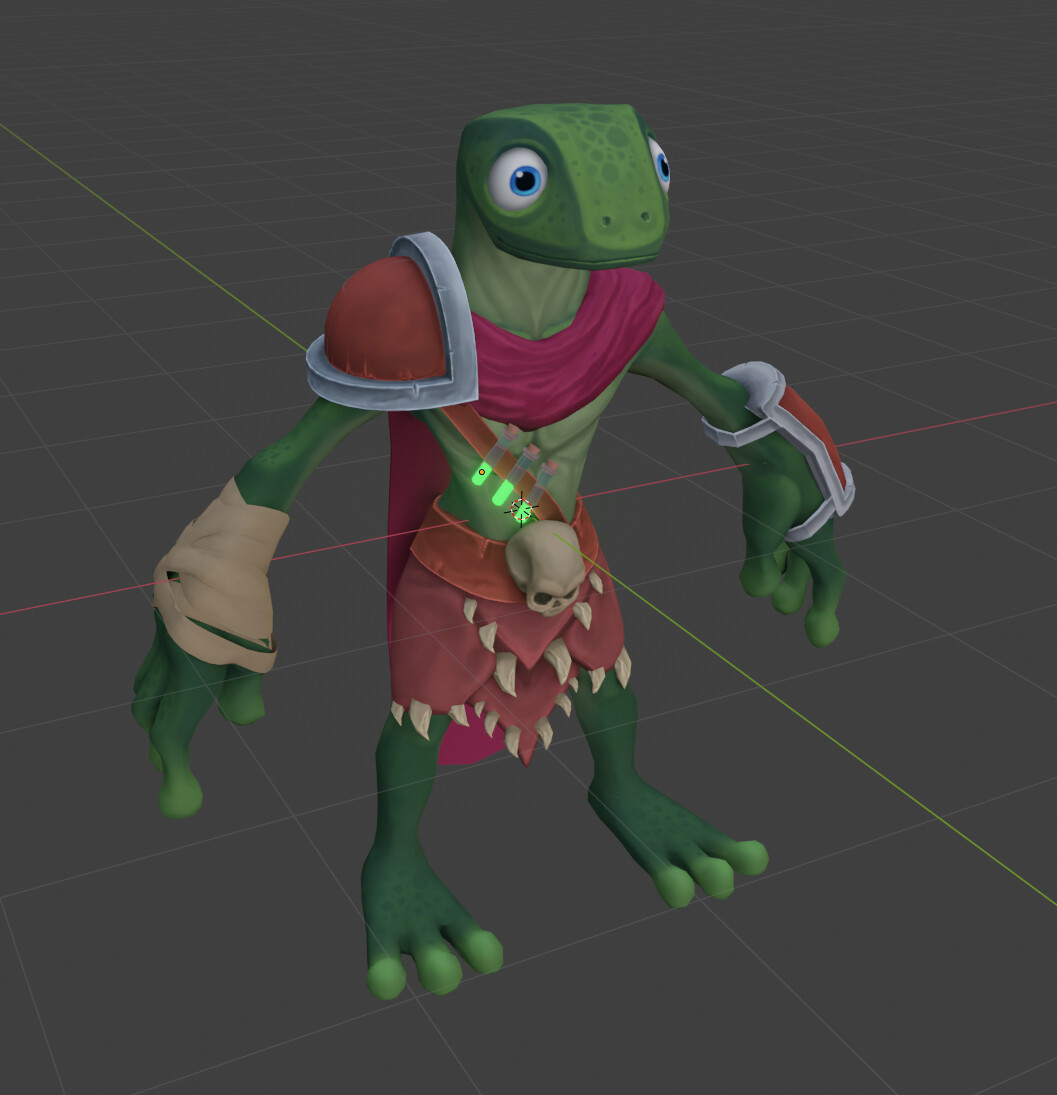 ArtStation - Stylized Frog Archer