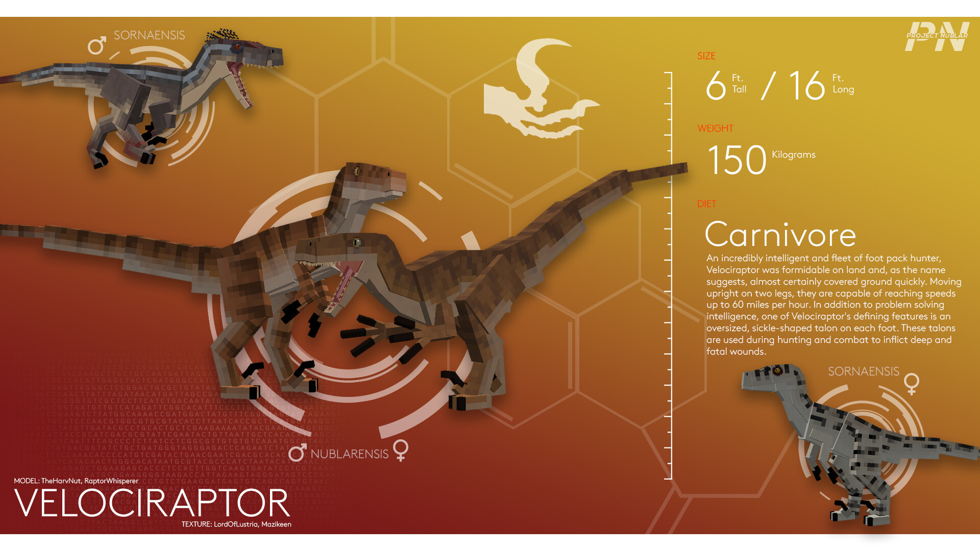 ArtStation - PROJECT: NUBLAR // Velociraptor
