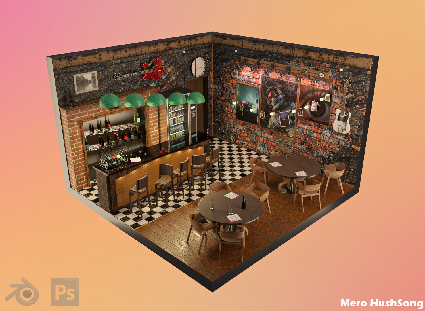 ArtStation - My little pub