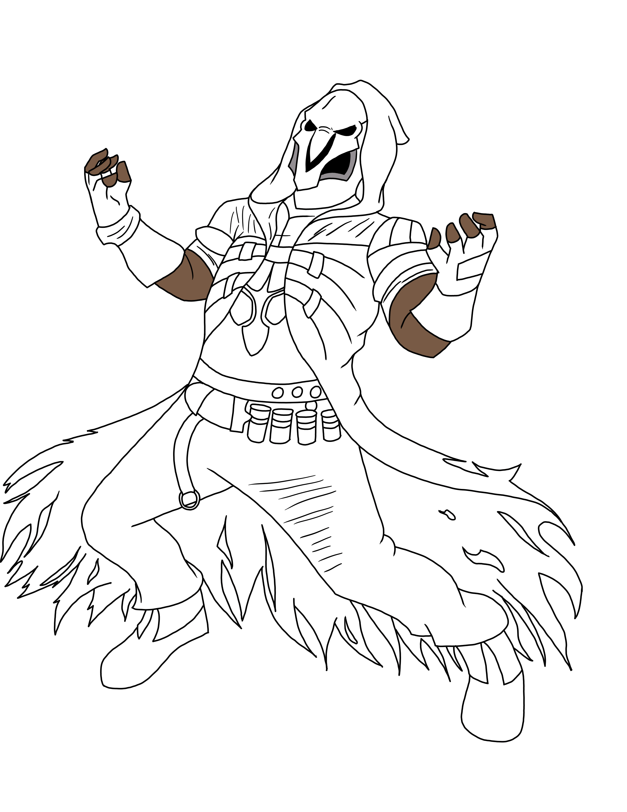 reaper overwatch coloring pages