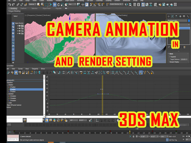 ArtStation - camera animation and render settings in 3ds max