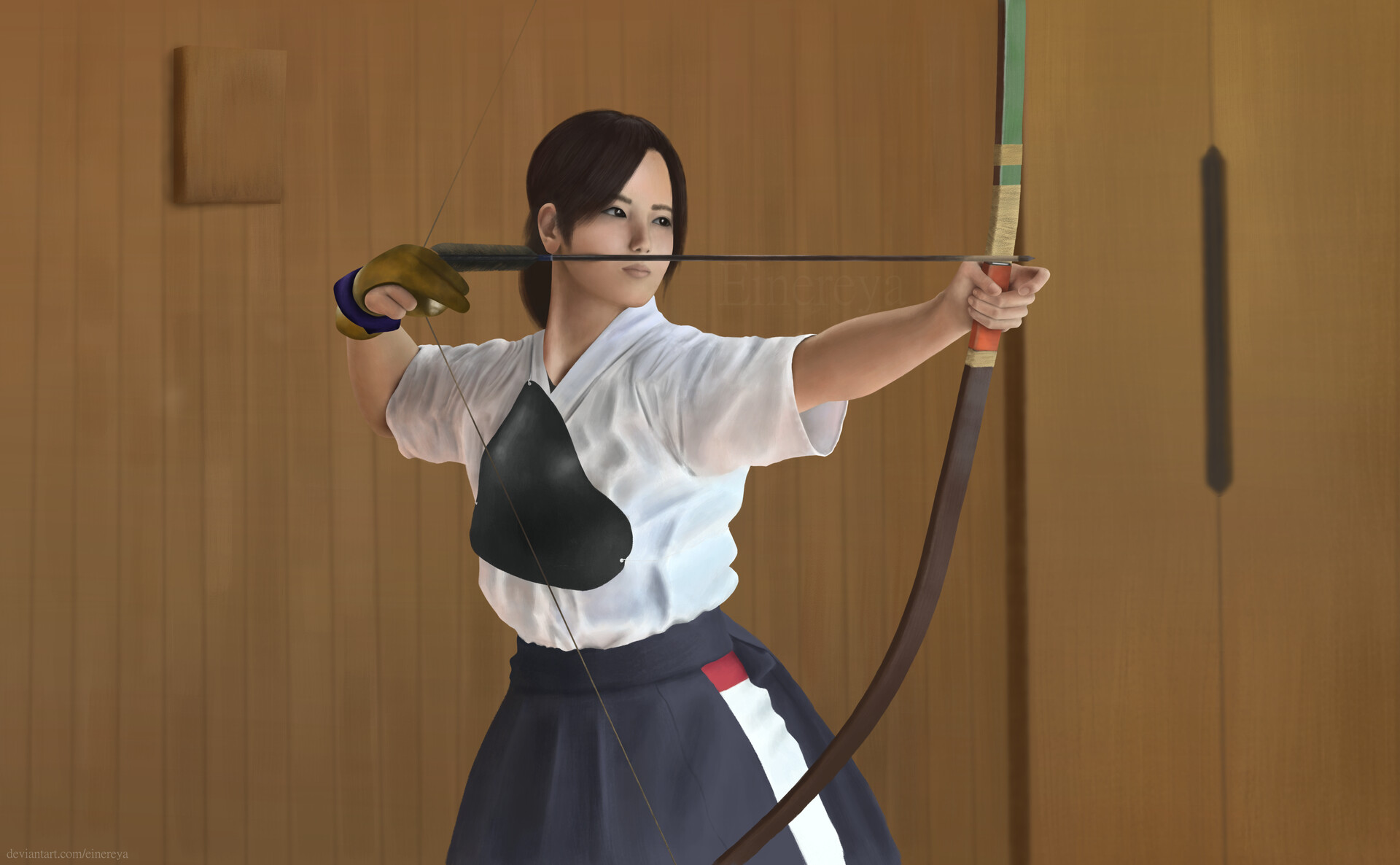 ArtStation - beauty of kyudo