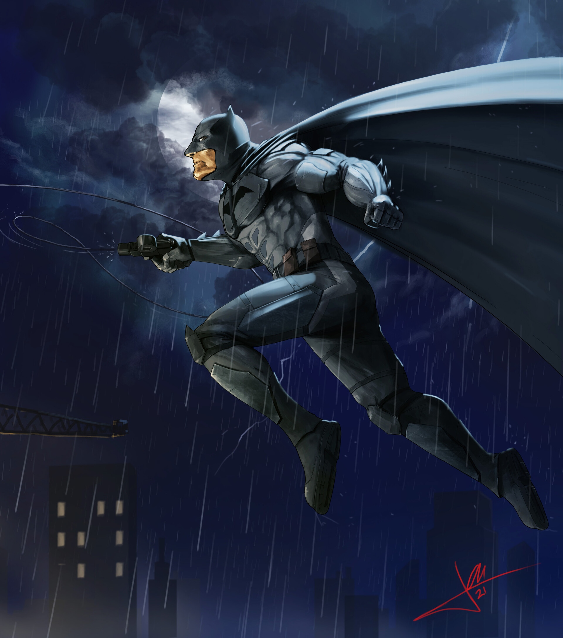 ArtStation - Dark Knight fanArt