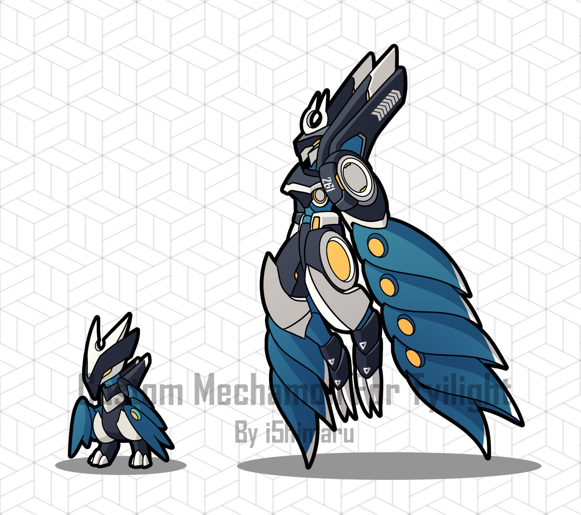 ArtStation - Custom mechmon For V Tyilight