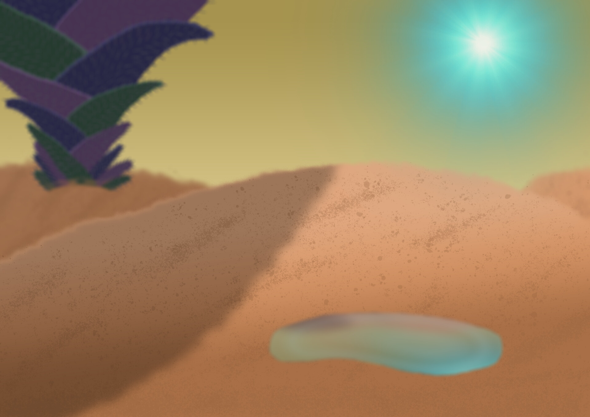 ArtStation - Alien Wasteland, University Assignment 3