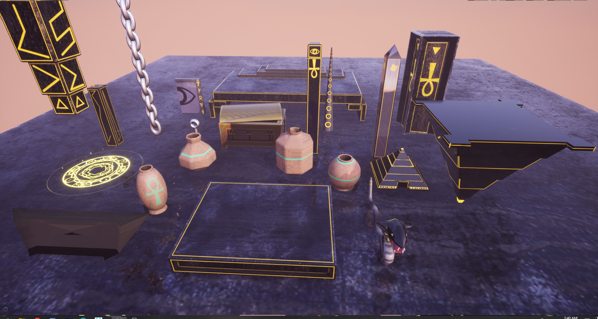 Peter Minneci - Self designed level top down game