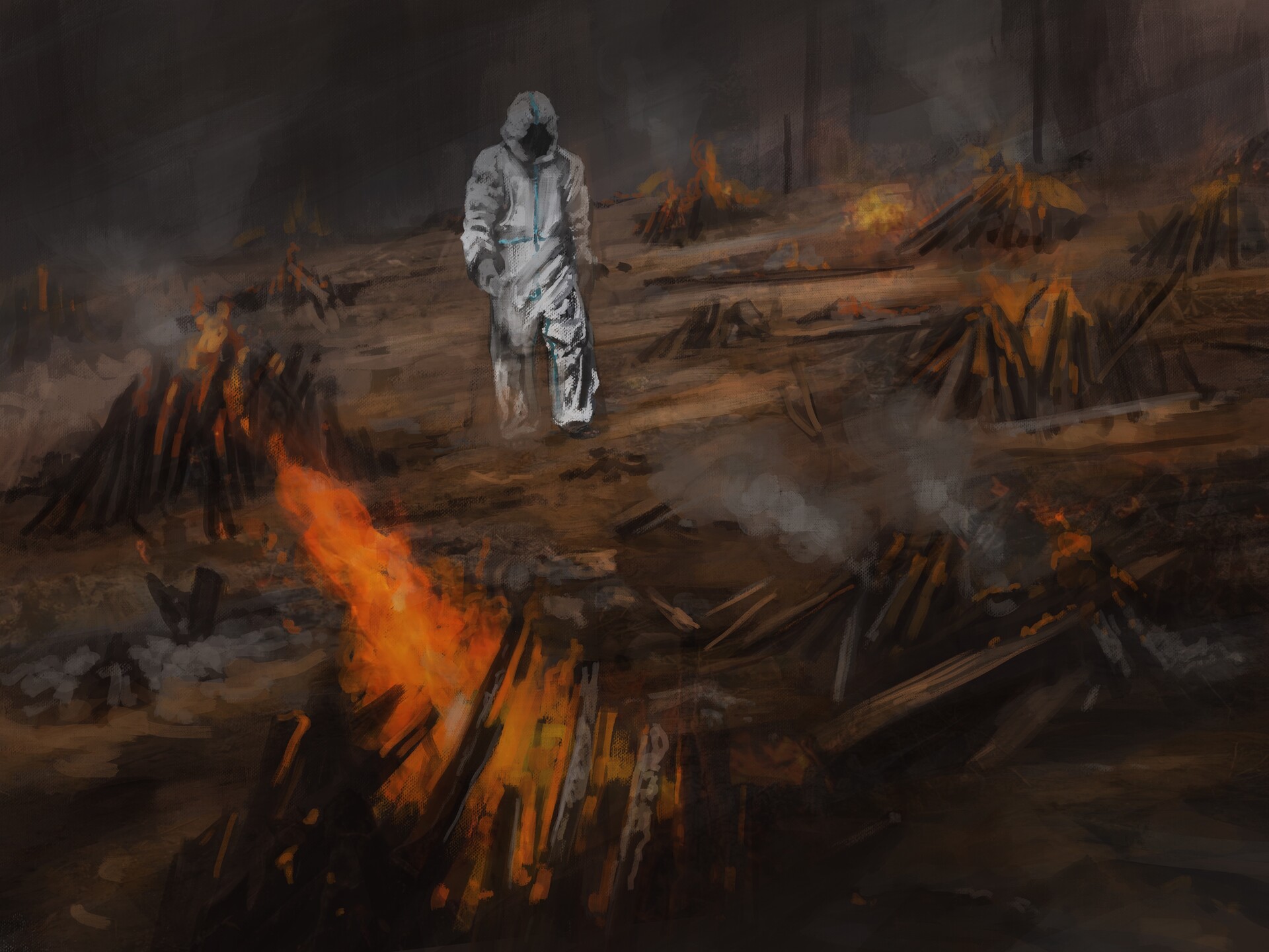 ArtStation - India Cremation