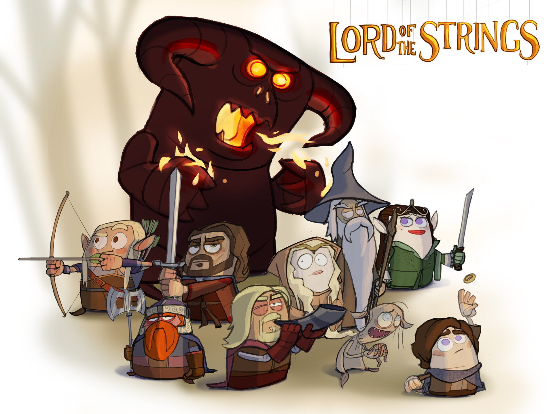 ArtStation - puppet game concepts