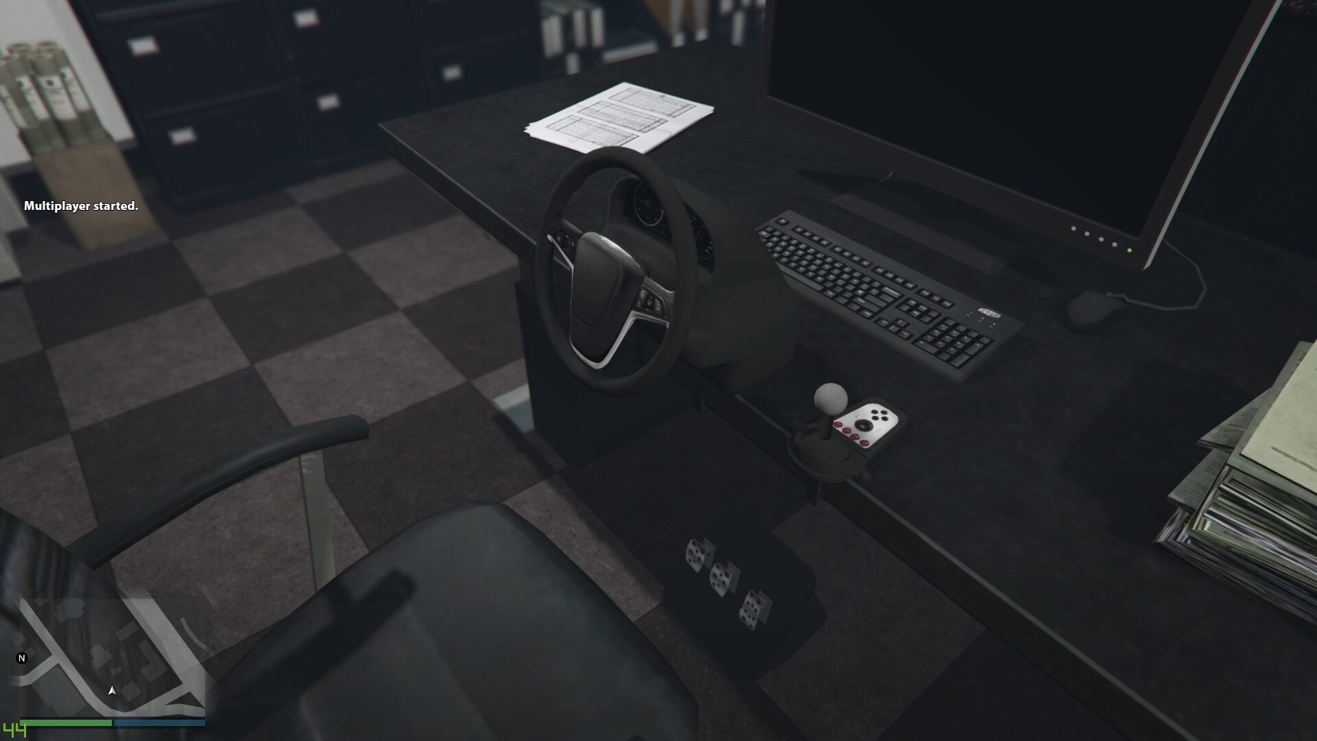 ArtStation - Steering wheel for driving school for GTA 5 server