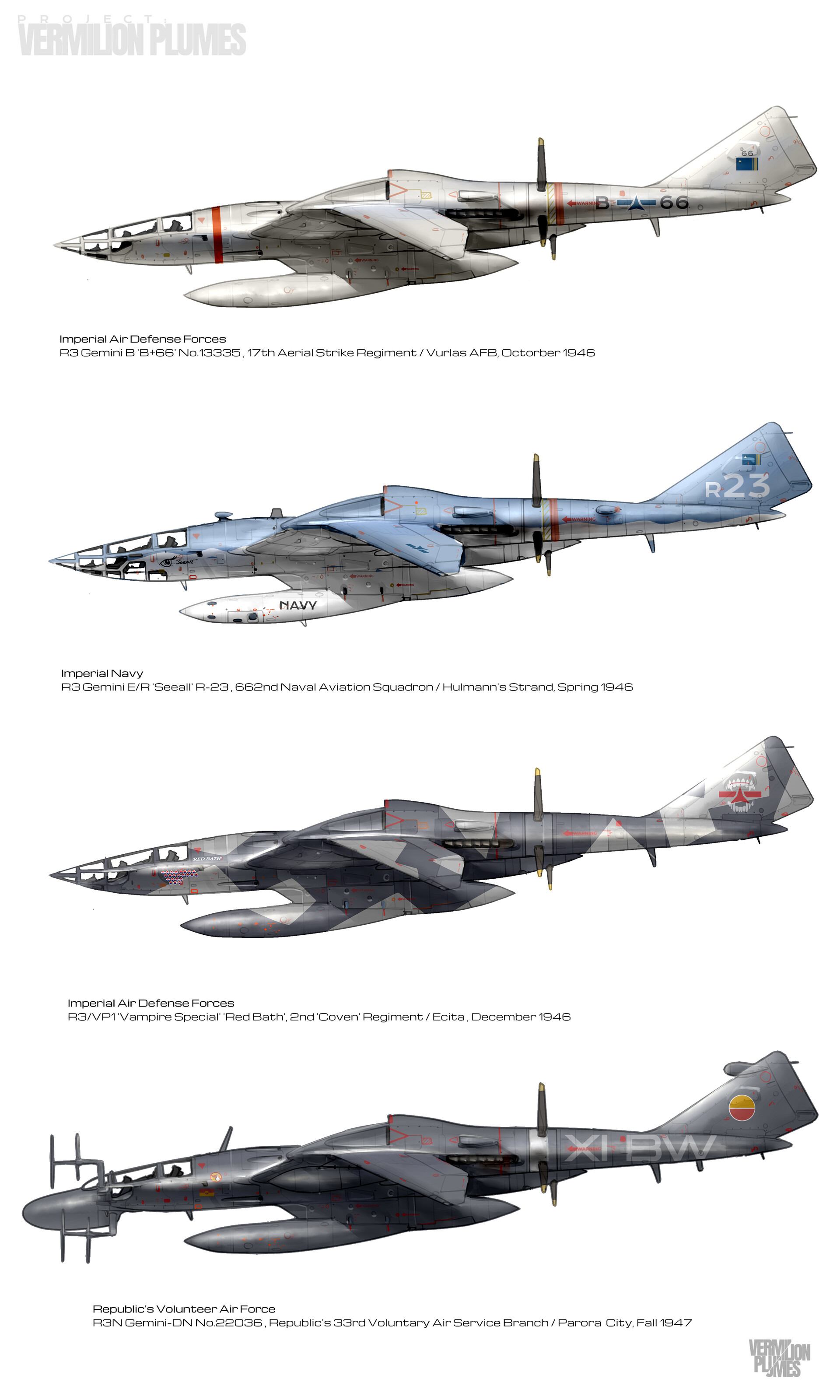 AST21 - 'VERMILION PLUMES' - GEMINI Imperial Bomber