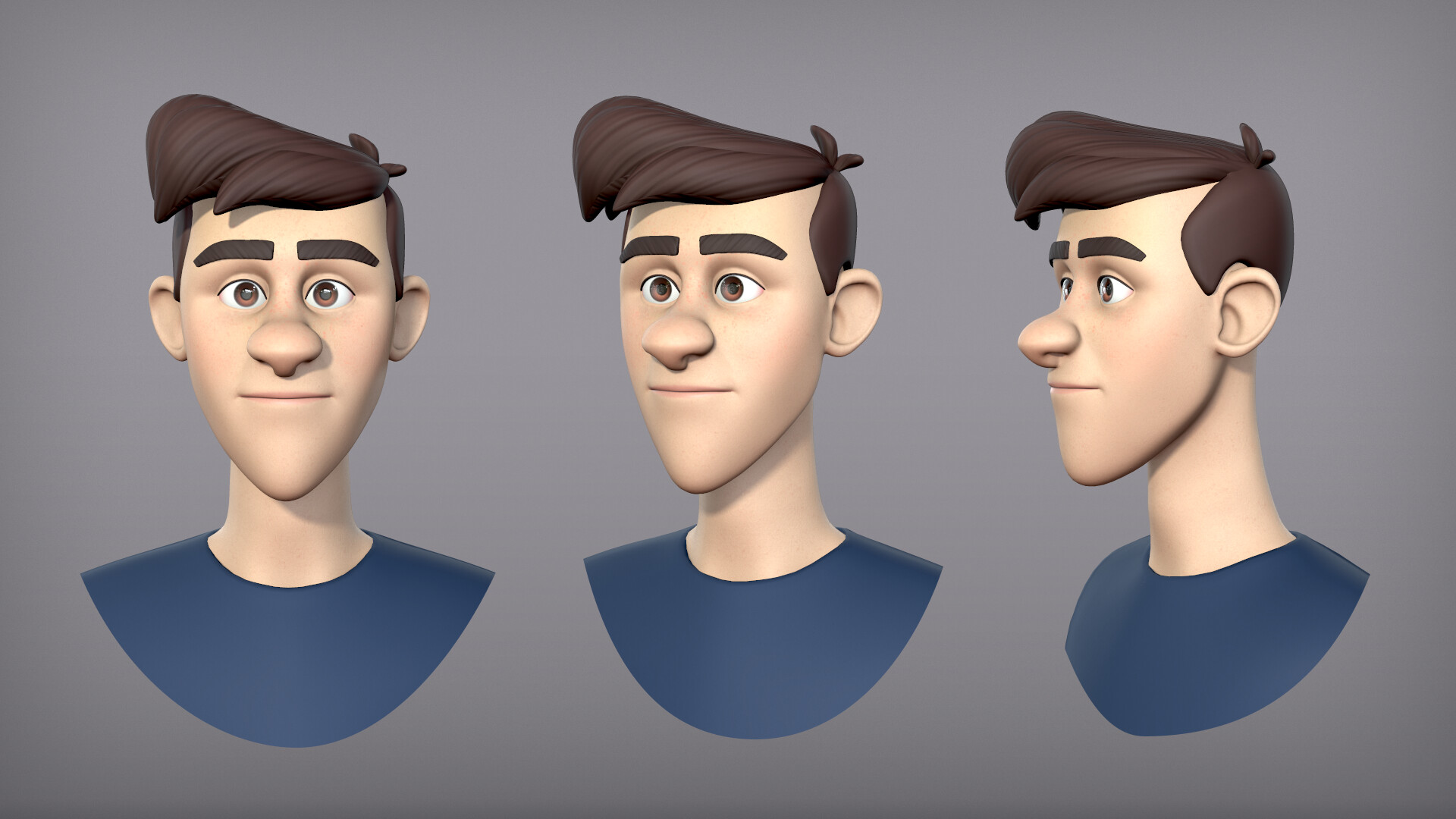 ArtStation - Cartoon man Owen