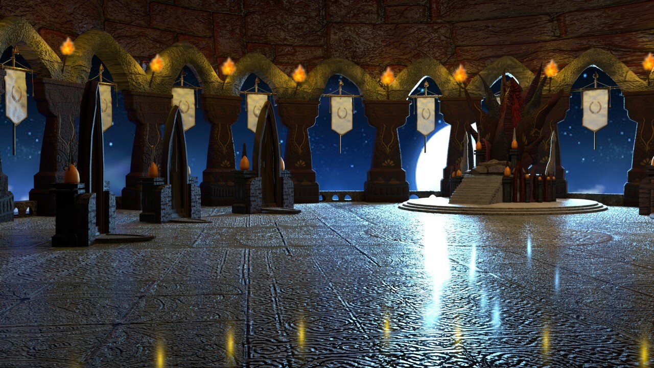 ArtStation - Castel interior