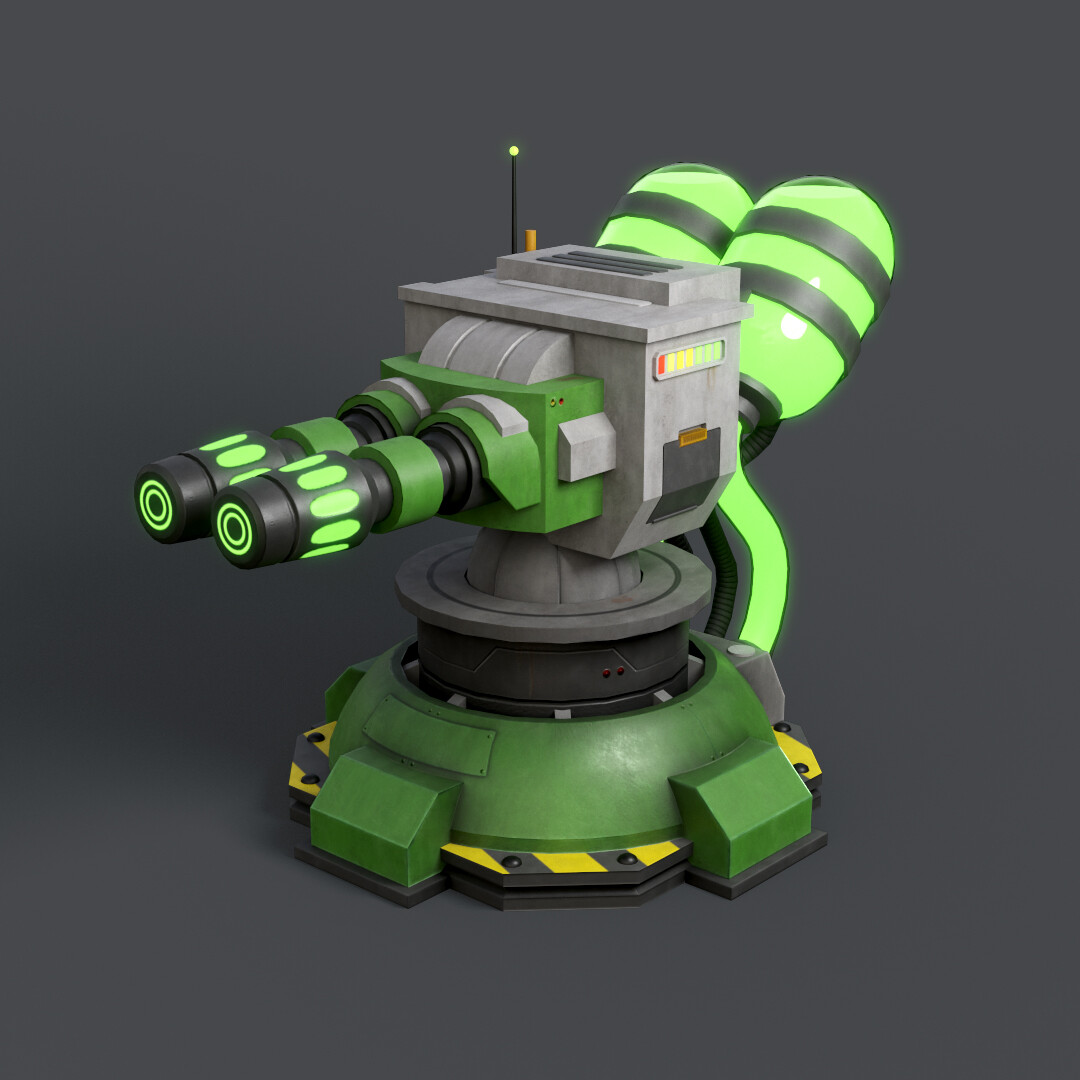 ArtStation - Plasma Turret