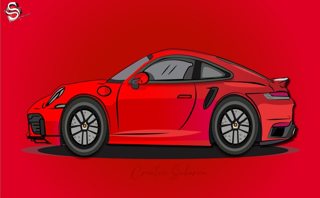 ArtStation - Vector Flat Car Illustration Design