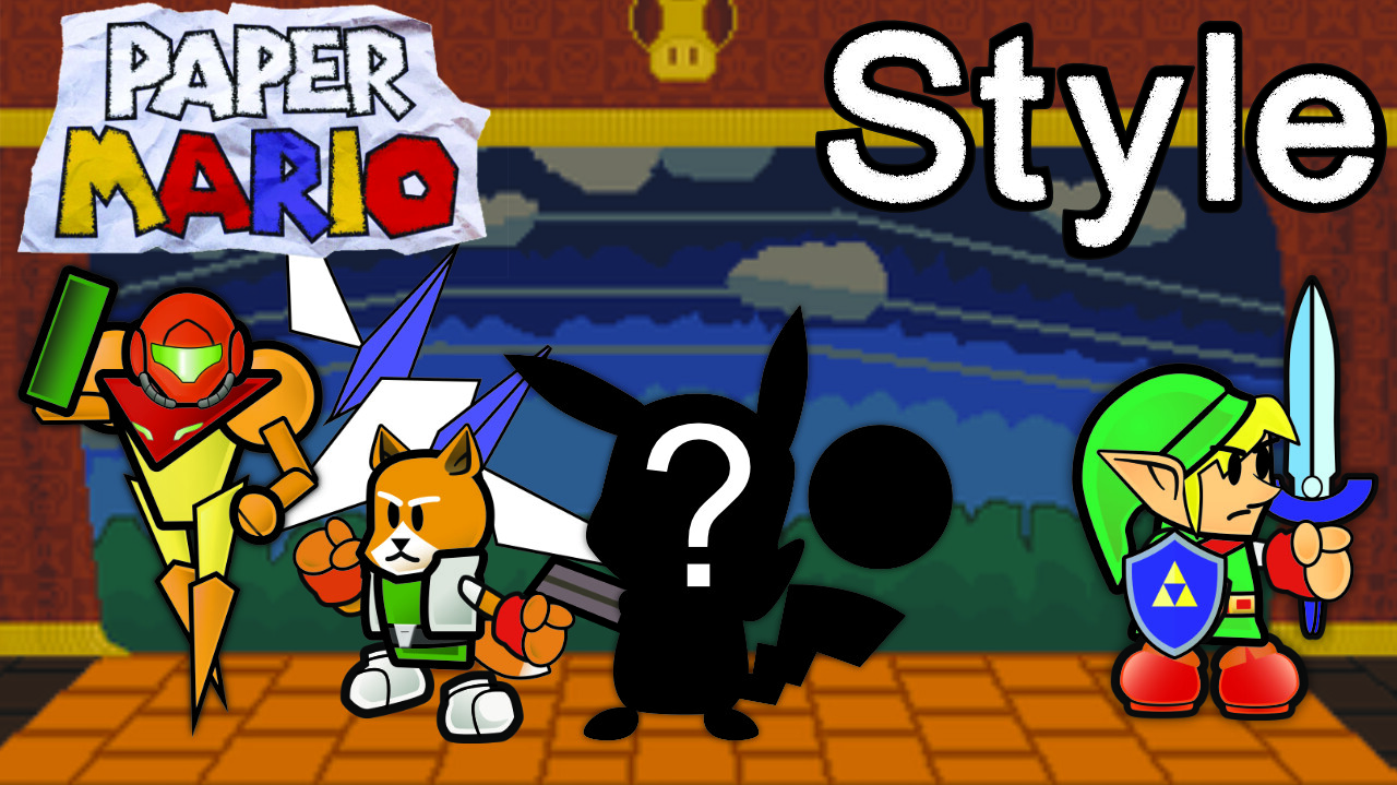 Brian Petrilli - Paper Mario Style Super Smash Bros. Characters (and a ...