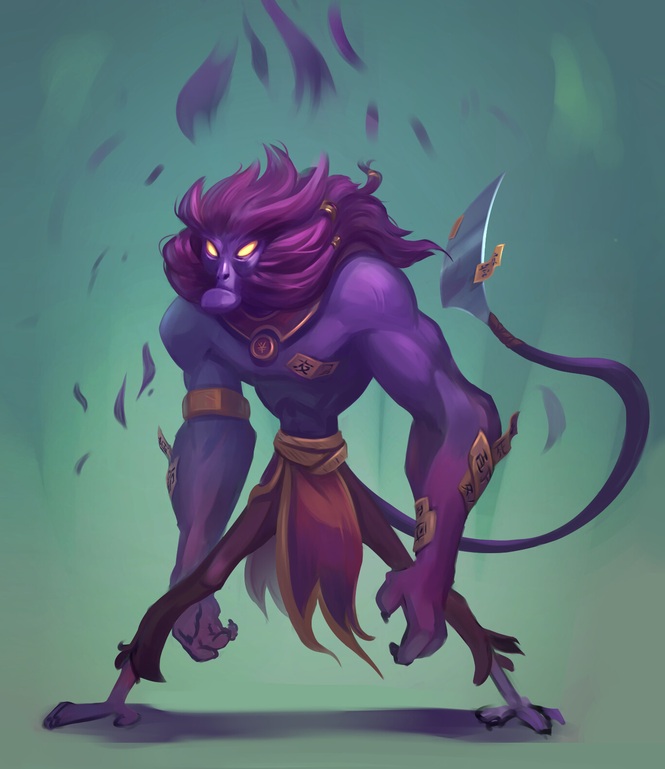 ArtStation - Monkey Warrior