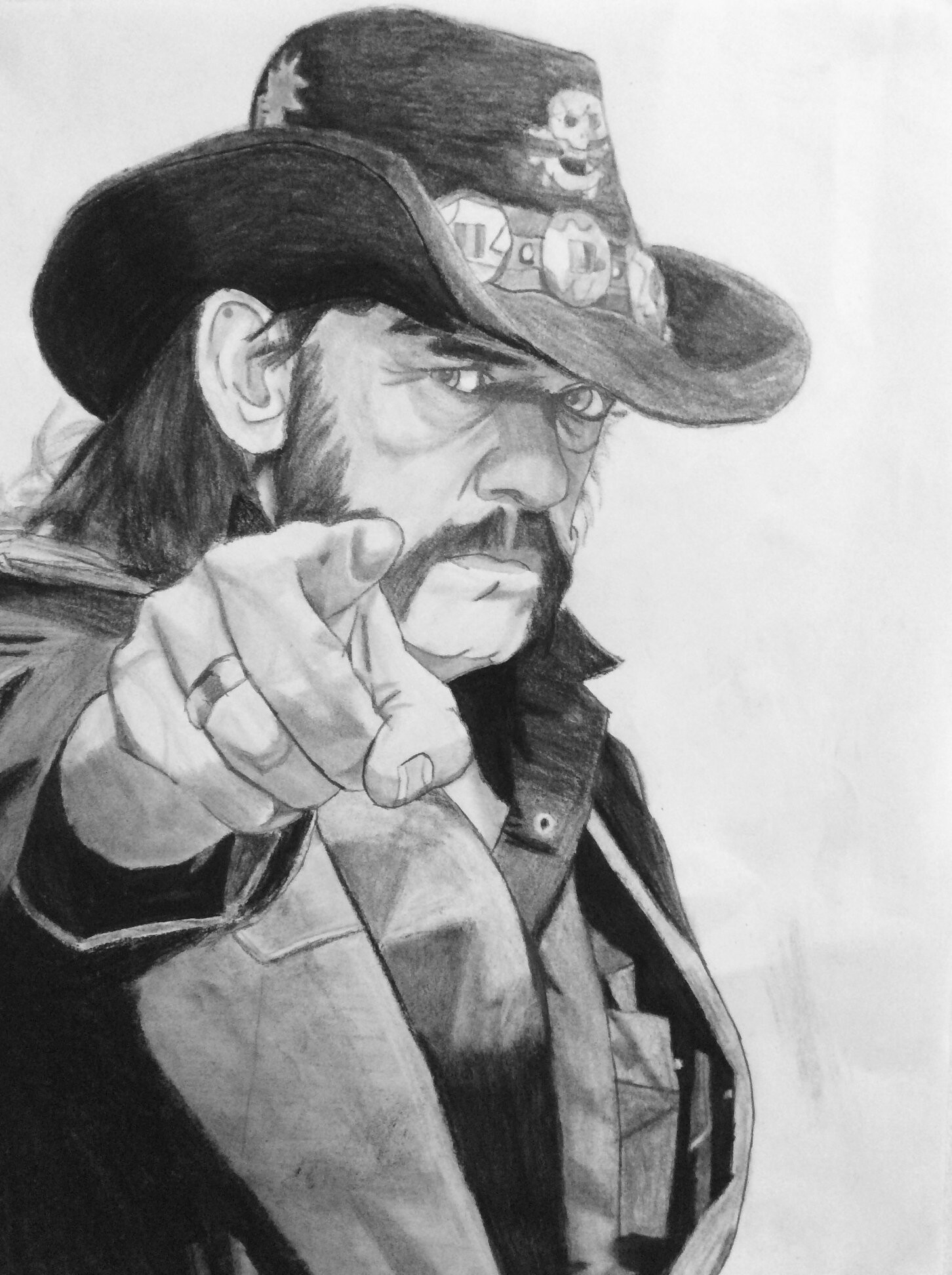 ArtStation - Lemmy Kilmister Drawing