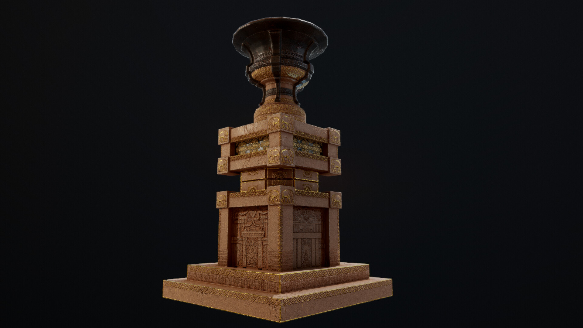 ArtStation - Ancient Indian Fire Stand