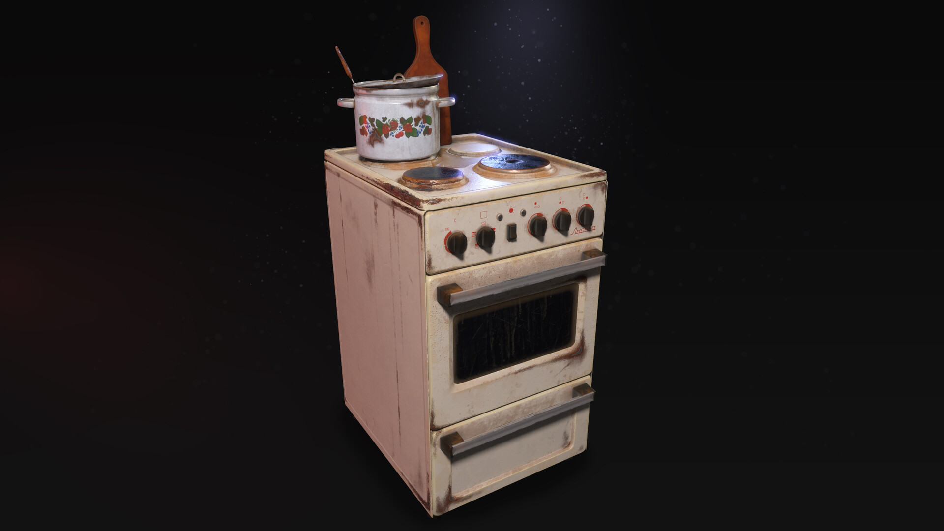 ArtStation - Electric stove from the USSR