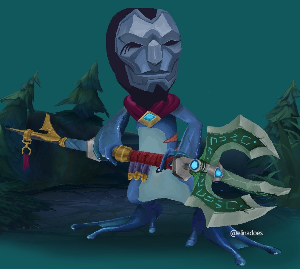 ArtStation - Fizz+Jhin Mouse Painted