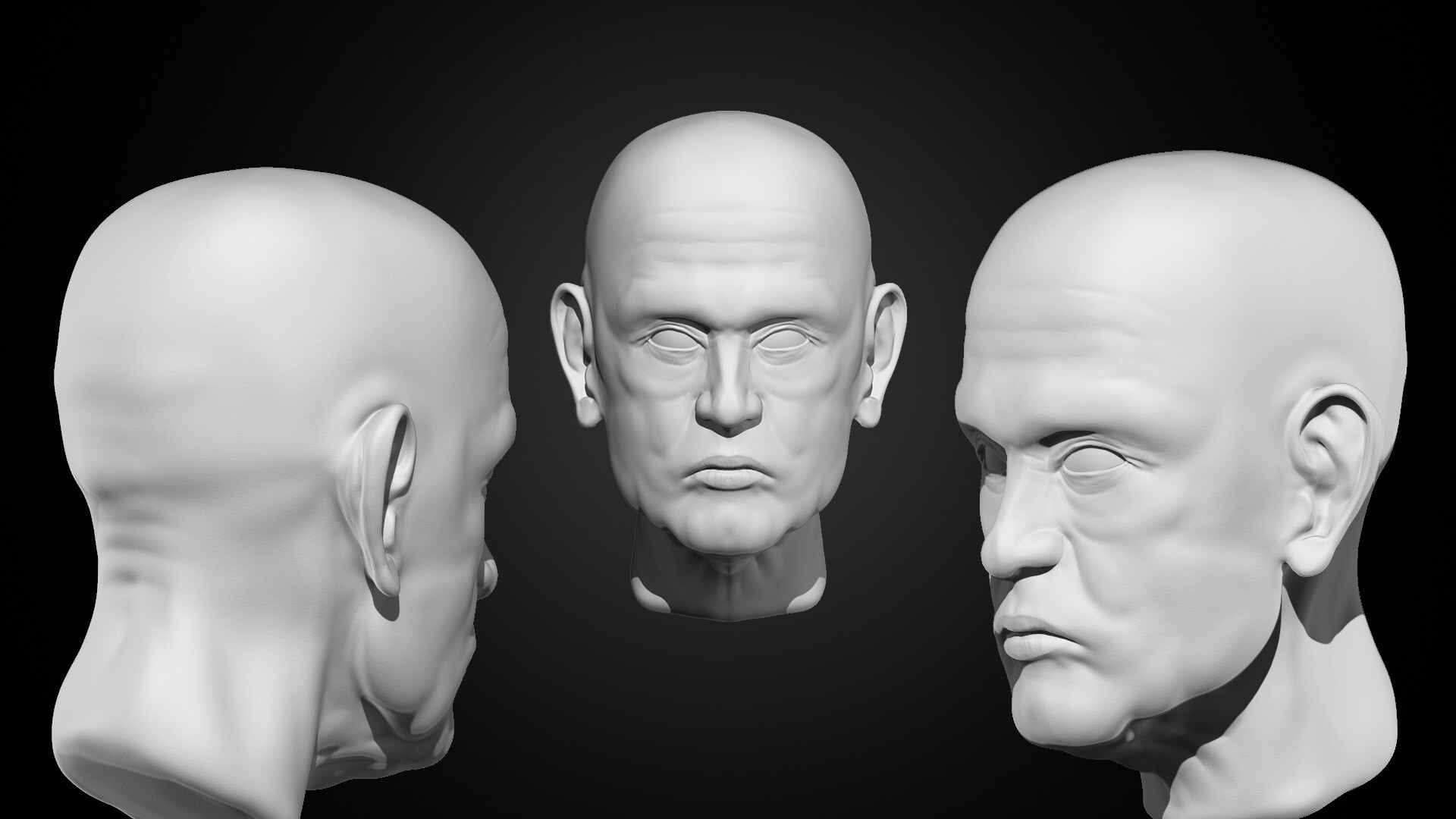 ArtStation - Old Person | 3D character | school project