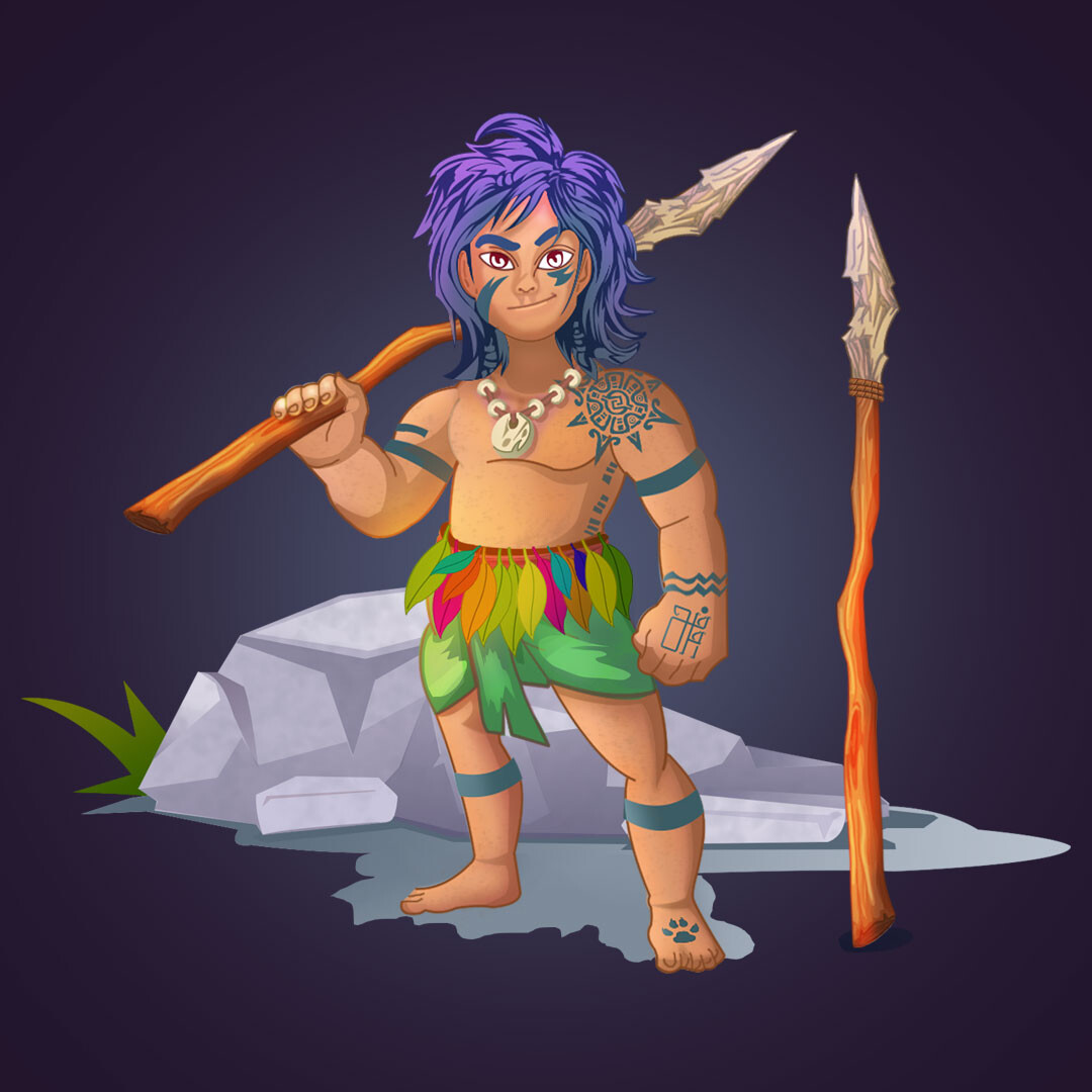 ArtStation - 2d vector character