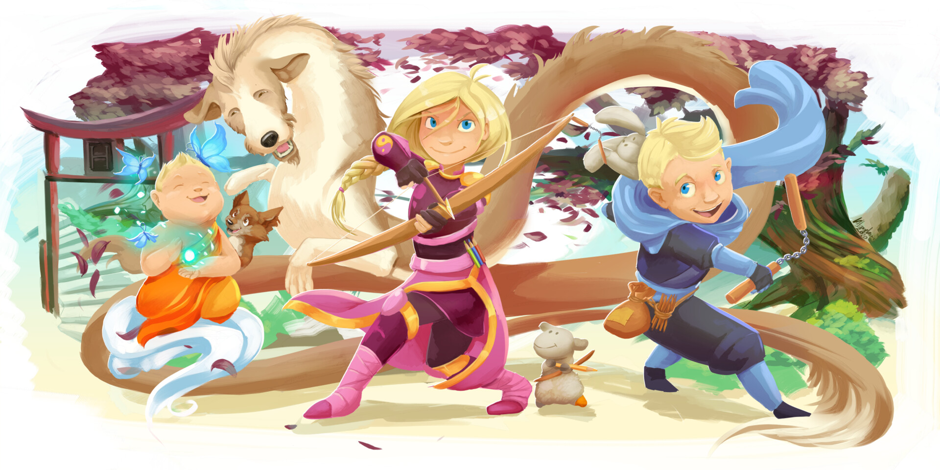 ArtStation - Warrior kids