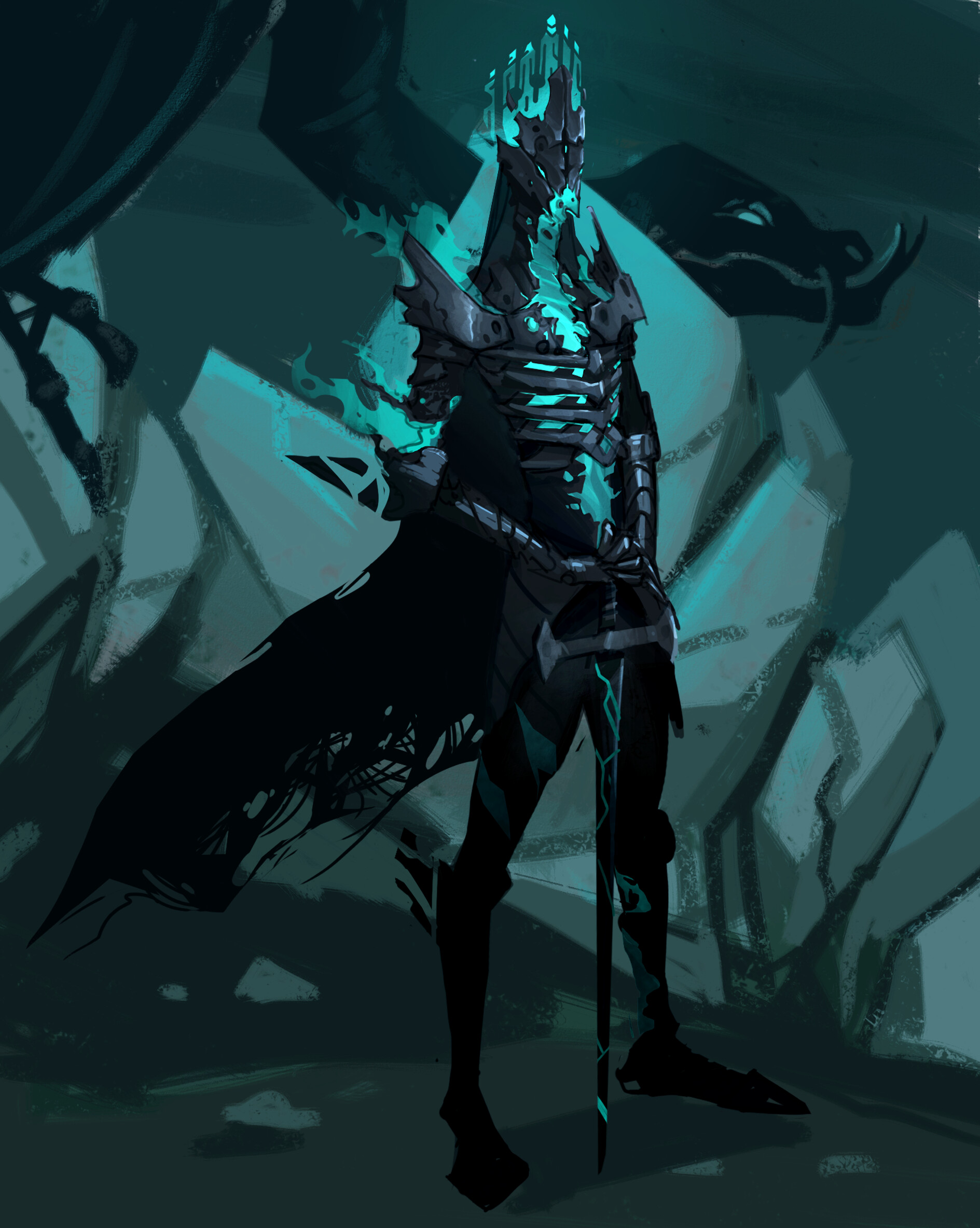 ArtStation - witch king (2d to 3d workflow)