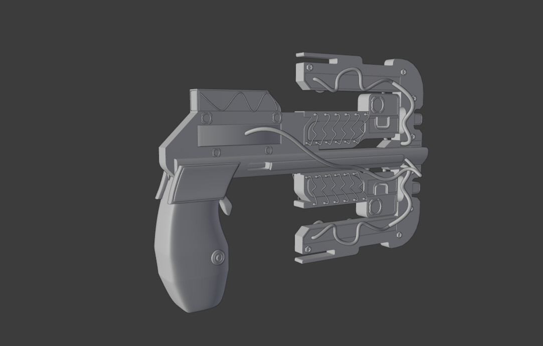 ArtStation - Dead Space's PlasmaCutter, own Remade