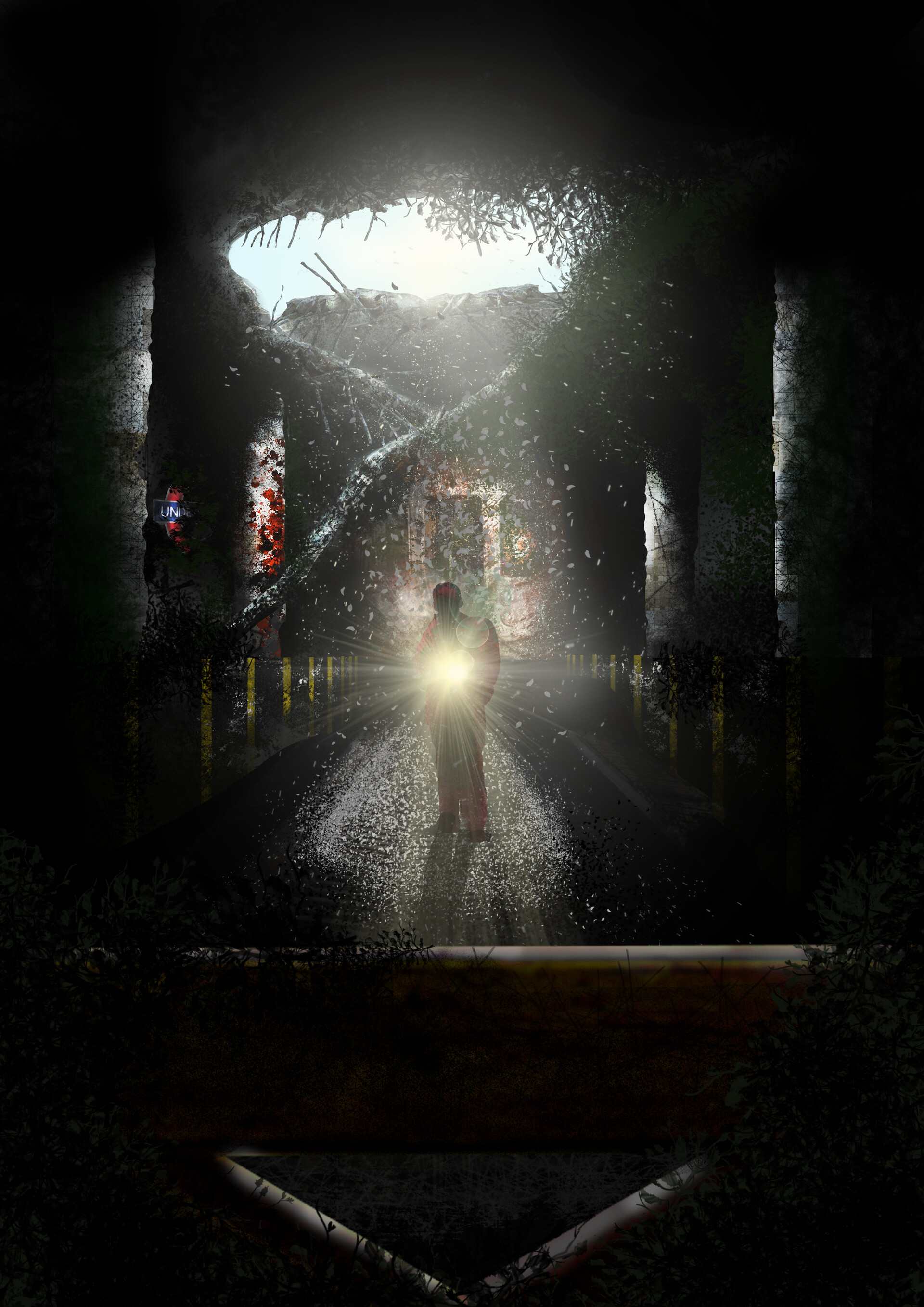 ArtStation - Man at Subway Underground