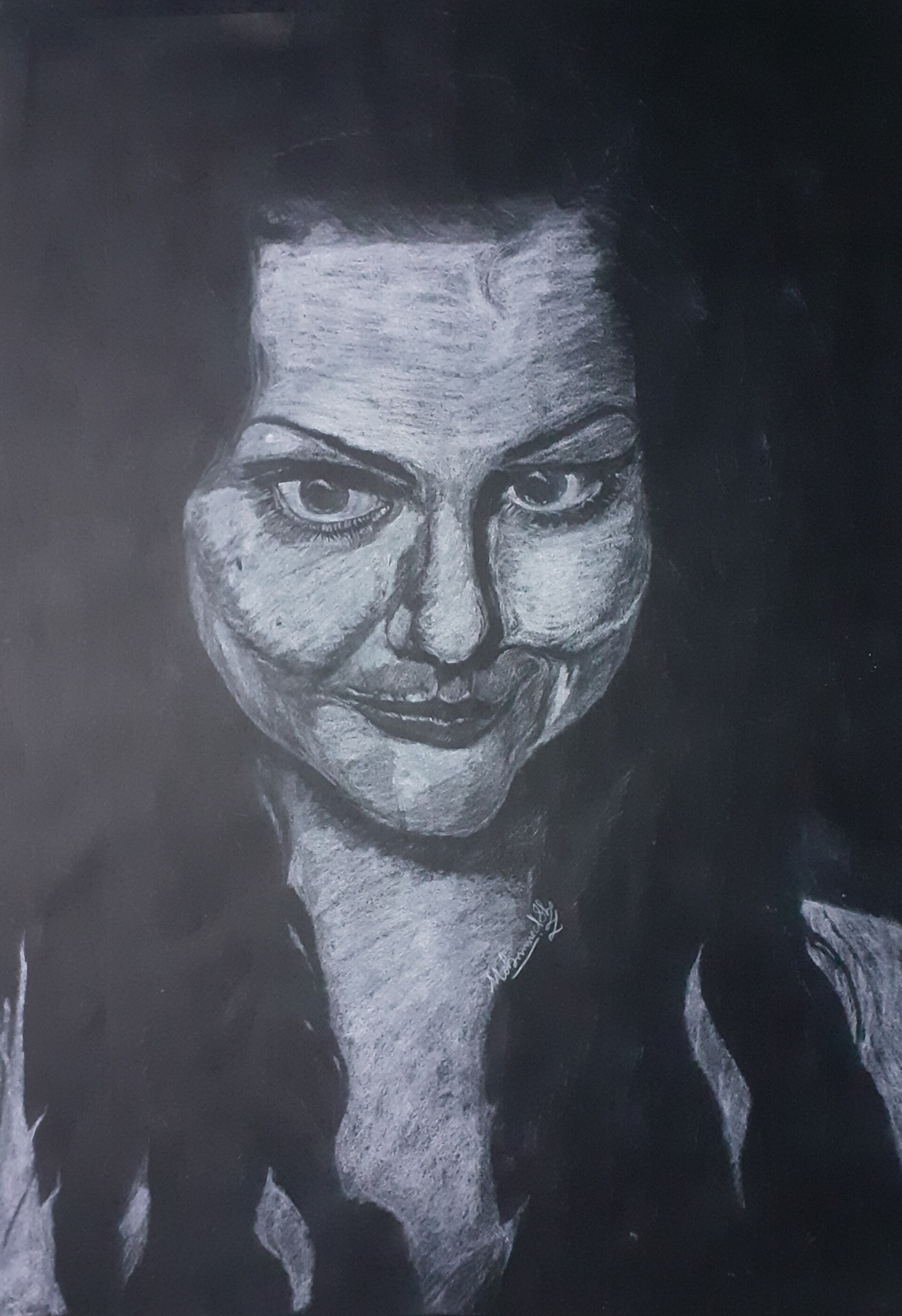 ArtStation - White Charcoal Drawing