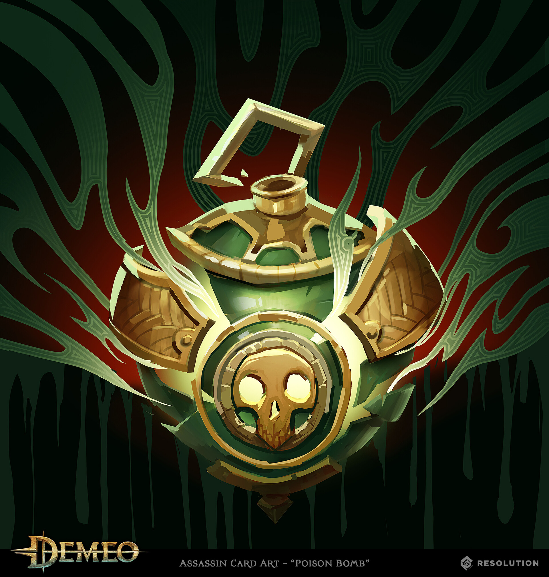 Jonathan Wesslund - Demeo - Assassin card art