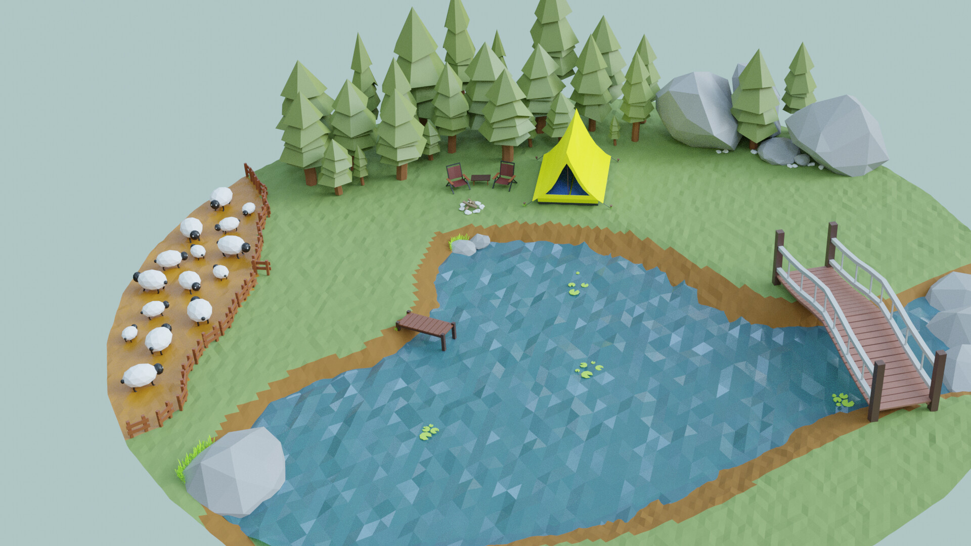 ArtStation - Camping Site