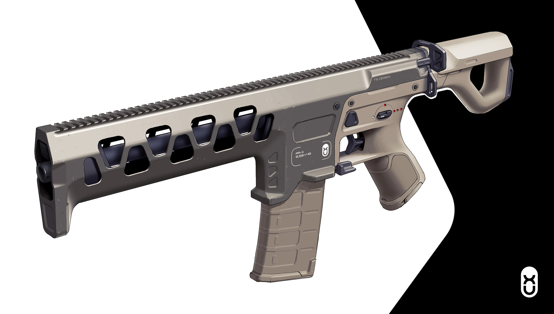 ArtStation - AR-X Modular Assault Rifle