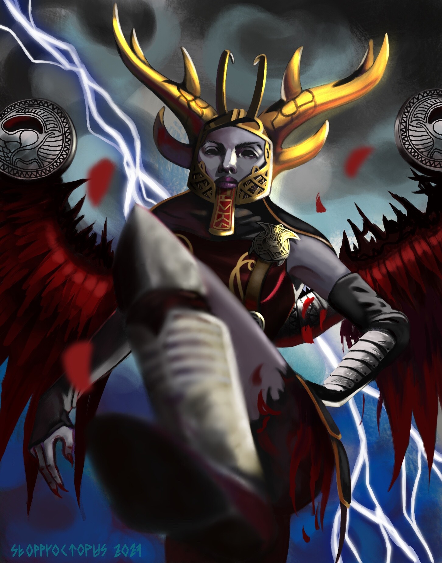 ArtStation - Valkyrie. God of War