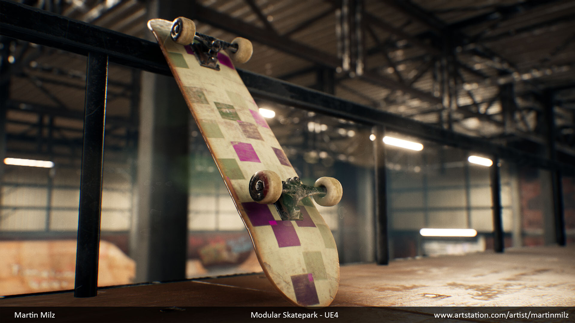 Martin Milz - Modular Skatepark - UE4