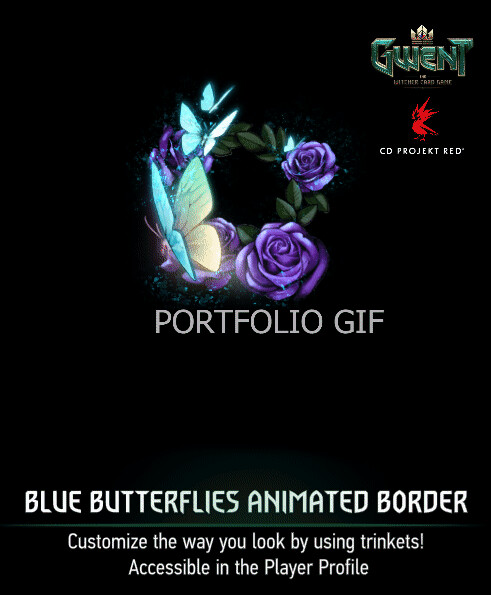 ArtStation - VFX for avatars and borders (Gwent: The Witcher Card Game)