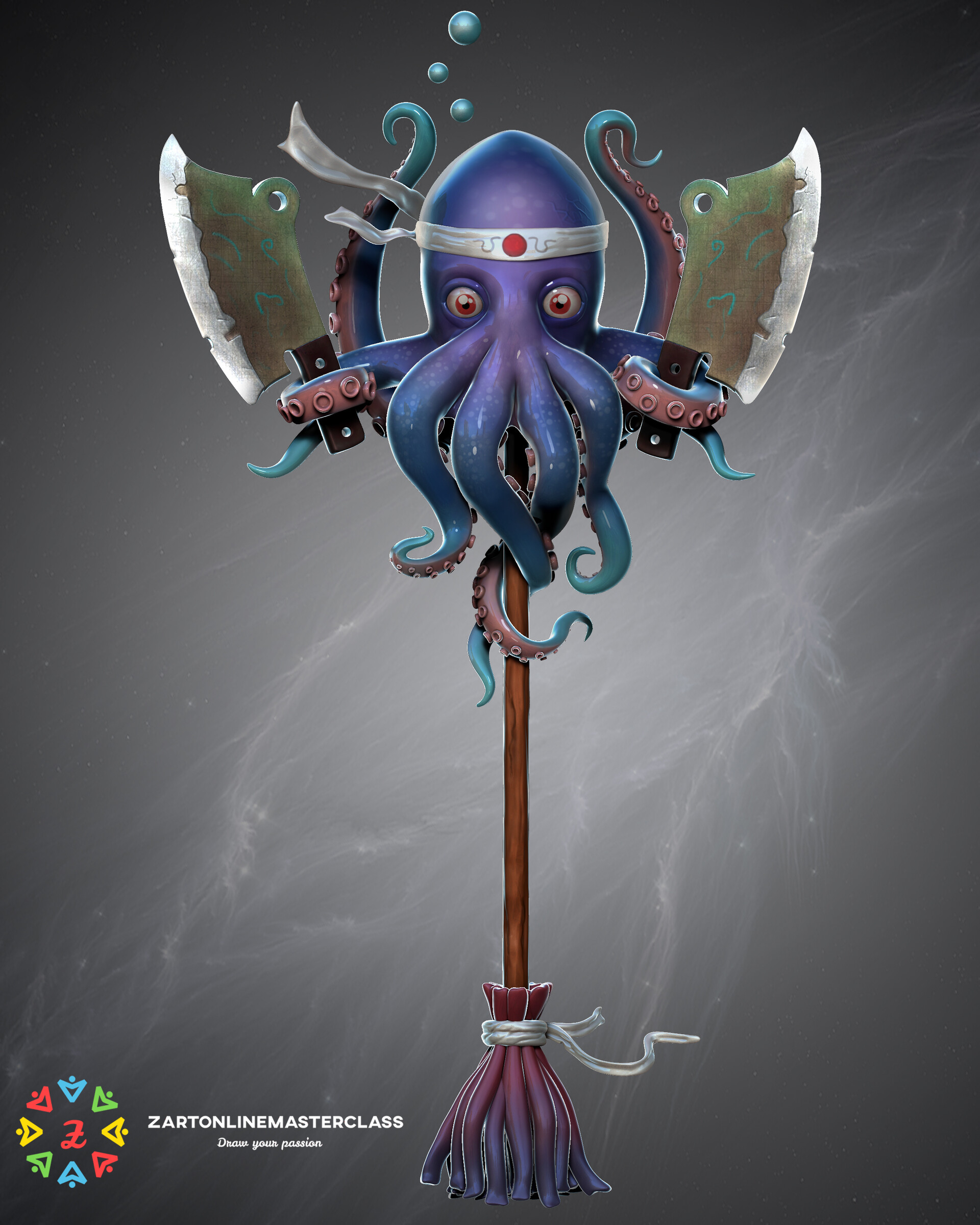 ArtStation - Stylized Octopus
