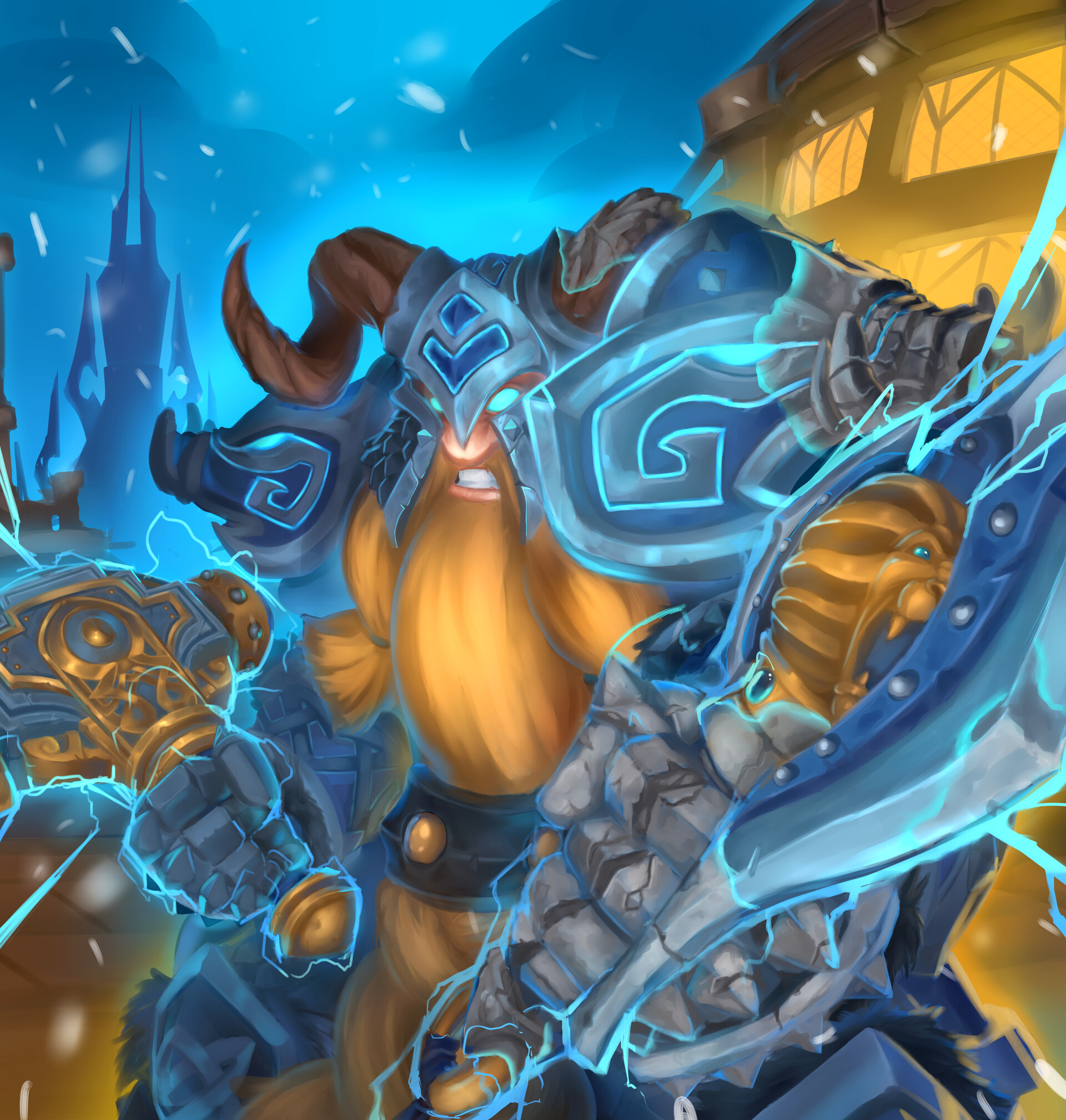 ArtStation - Muradin Bronzebeard - Hero Warrior Class (Ymirjar Muradin ...