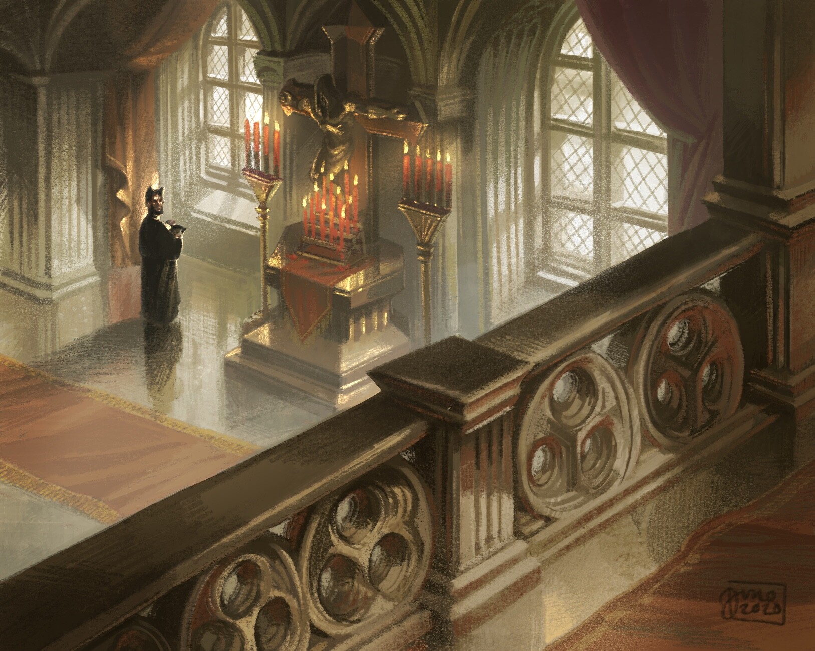 ArtStation - HOLY WRATH Key Shot