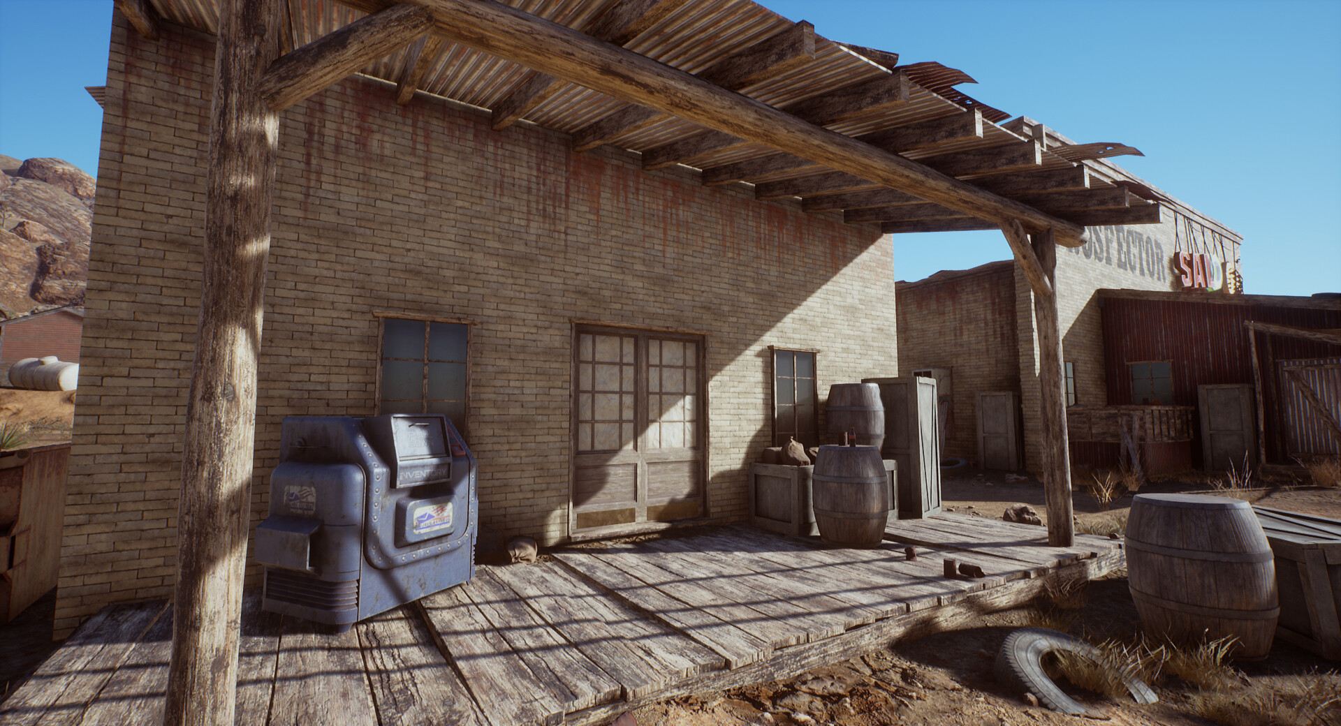 Christian Gomm - New Vegas Goodsprings Environment Recreation in Unreal ...