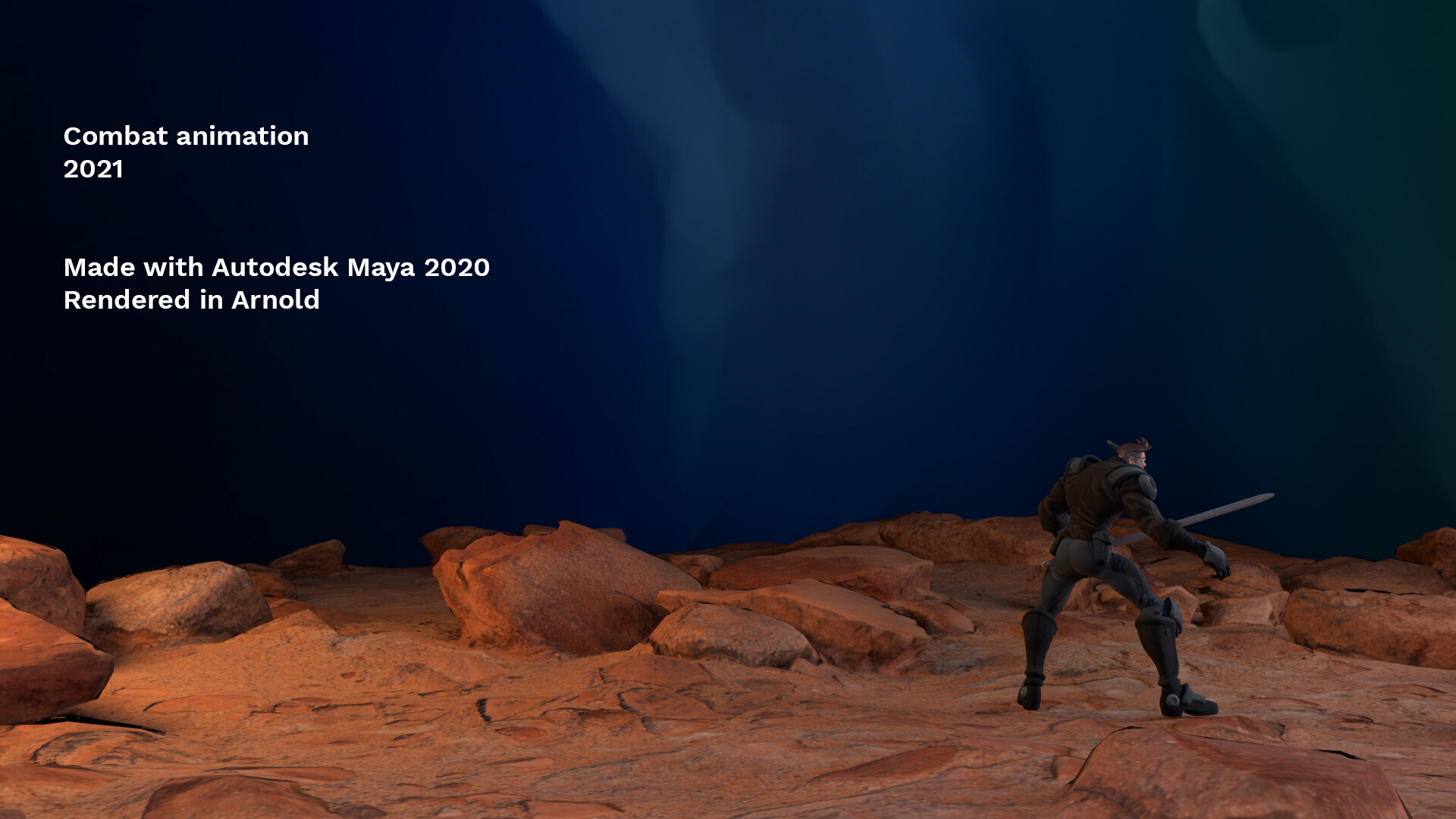 ArtStation - 3d Animation "Warrior attack"