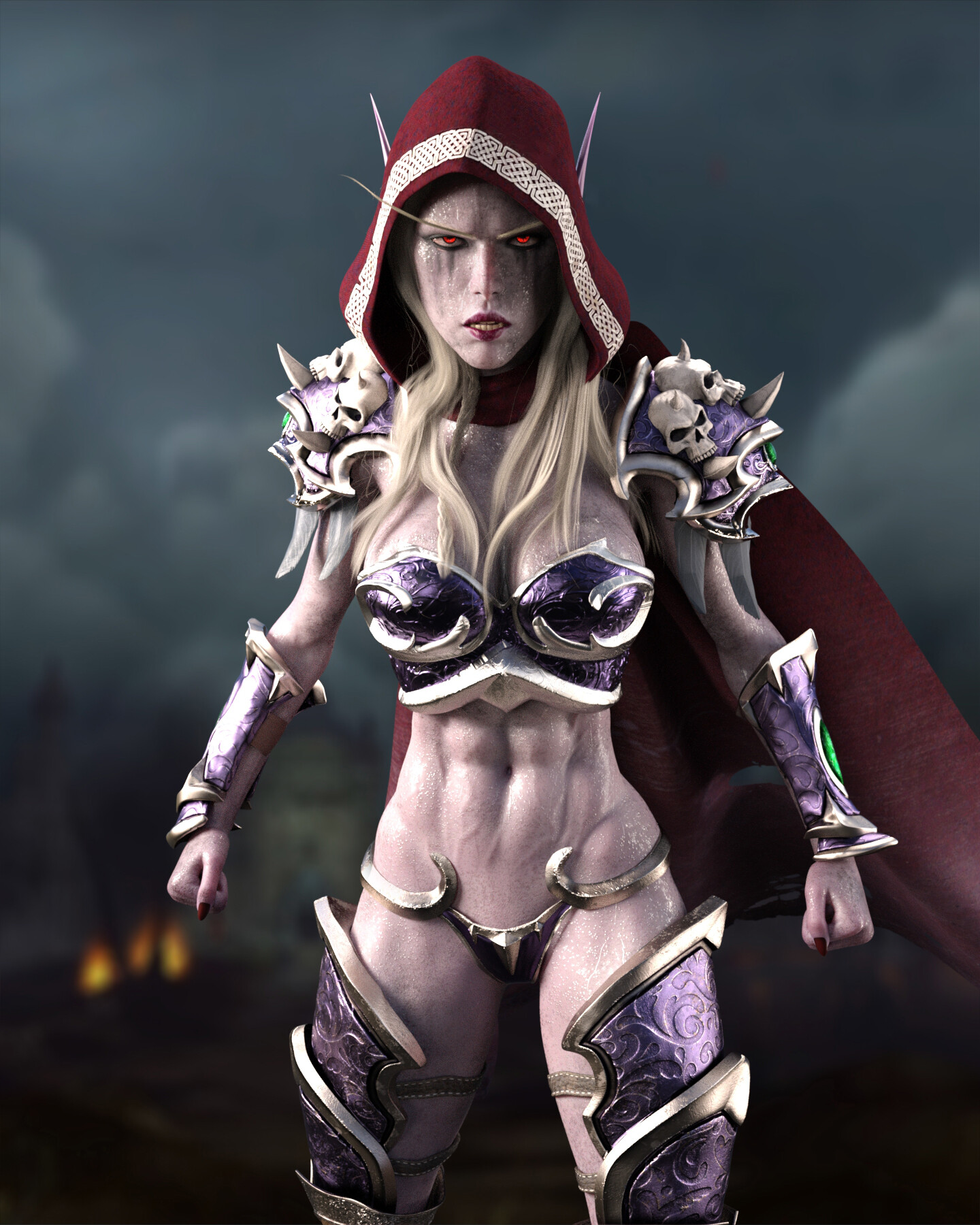 ArtStation - Sylvanas after a Battle