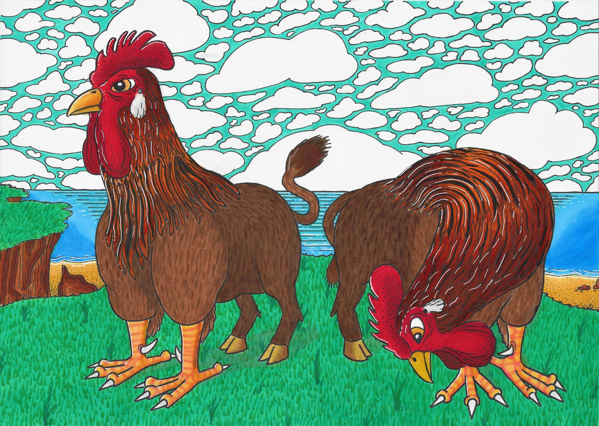 ArtStation - rooster bison (ATLA roleplay campaing)