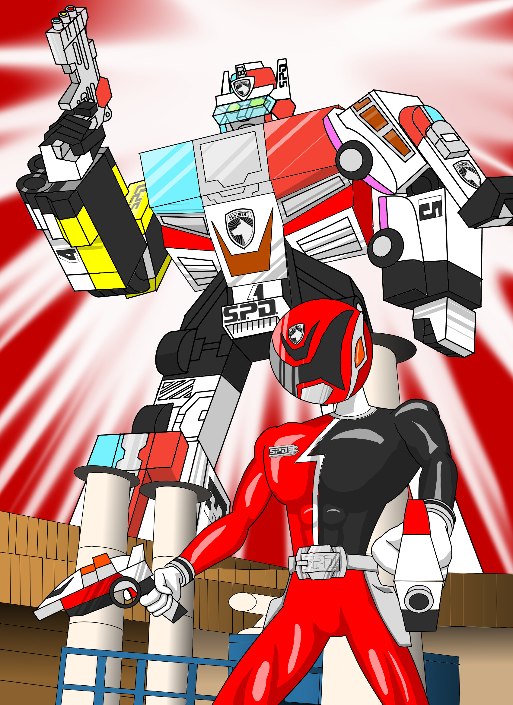 ArtStation - Power Rangers SPD Episode Posters 3