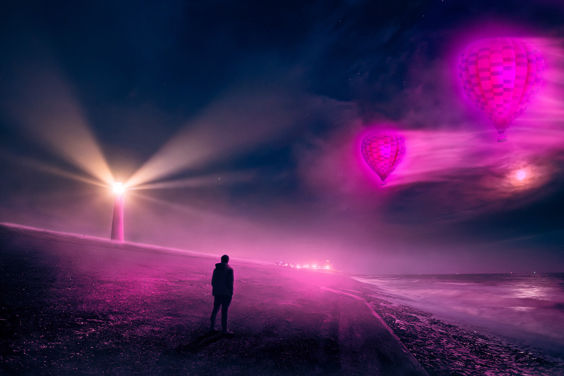 ArtStation - Pink Balloons Invasion